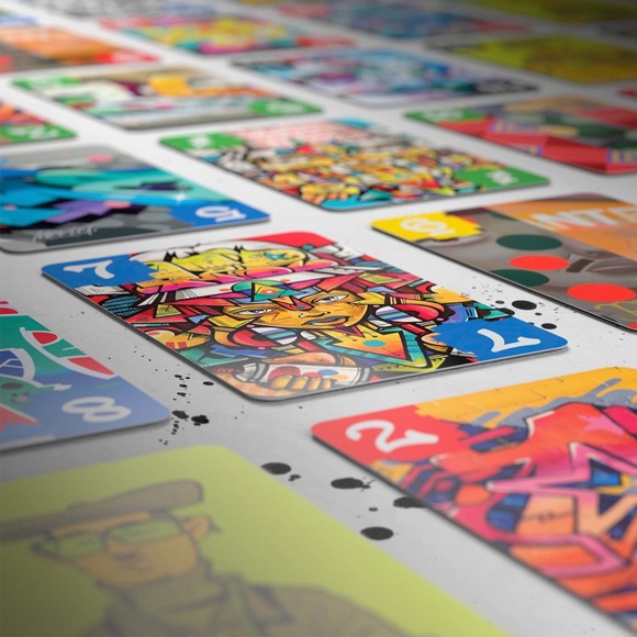 Mattel | Art | 7 New Uno Museum Of Graffiti X Uno Card Deck | Poshmark